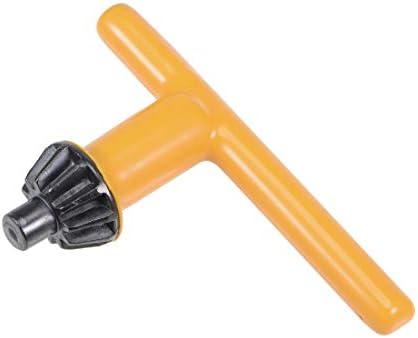 uxcell Chuck Key 8mm Pilot 11 Teeth for 3-16mm Drill Chuck Yellow ...