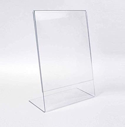Lifuz A4 Acrylic Stand Single Side Display Pack of 2 : Amazon.in ...