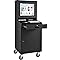 Amazon.com: Global Industrial Mobile Security LCD Computer Cabinet ...