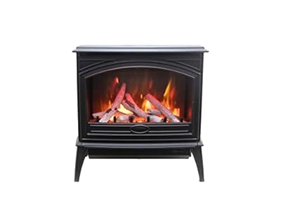 Sierra Flame E-70 Cast Iron Electric Fireplace - LED Fireplaces