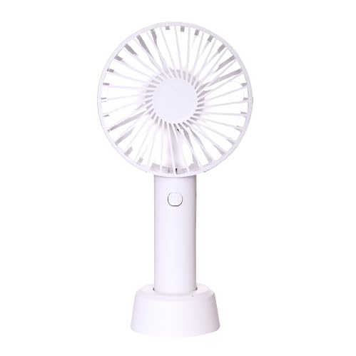 OCTANE Powerful 4 Inch Rechargeable Mini Fan with 2000 mAh Battery, 3 ...