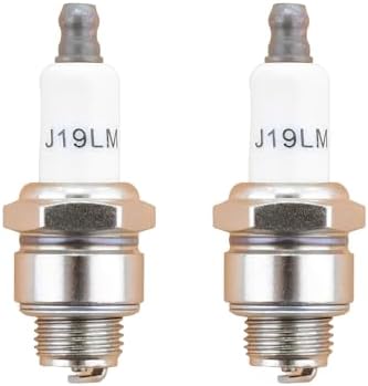 Amazon.com : 796112 RJ19LM Spark Plug Fits Briggs and Stratton 796112S ...