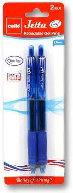 Amazon.com: Cello Premium Medium Point Pens with Comfort Grip Control ...