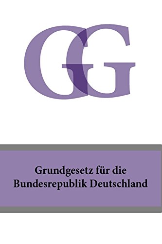 Amazon | Grundgesetz fur die Bundesrepublik Deutschland - GG 2016 ...