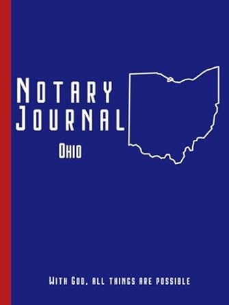 Ohio Notary Public Journal, Notary Record Book: Notary Log Book to ...