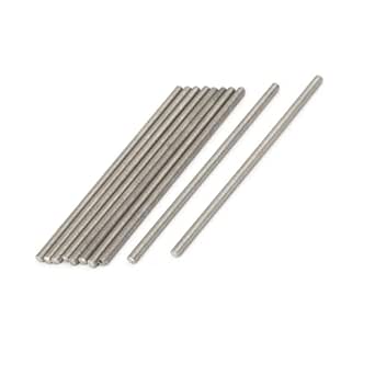 TA-VIGOR 10Pcs M4 x 55mm Fully Threaded Rod, 304 Stainless Steel ...