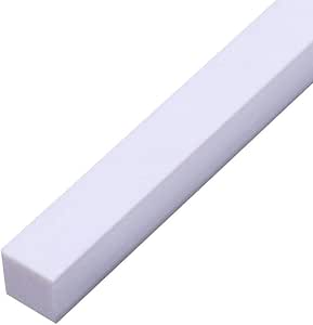 Amazon.com: LSCAILIAO 20PCS ABS Plastic Square Bars Rod for DIY Crafts ...