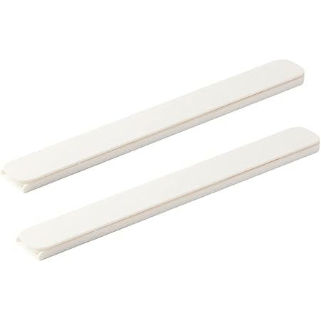 White Plastic Guide Rails for 17mm 21/32 in Grooved Drawers - Drawer ...