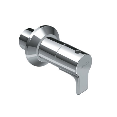 Kohler Singulier Chrome Polished Inline Stop Valve Trim (Silver ...