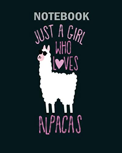 Notebook: alpaca alpacas llama wool animal funny gift - 50 sheets, 100 ...