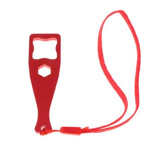 Generic Aluminum Alloy Spanner Thumbscrews Knop Wrench with Sling for ...