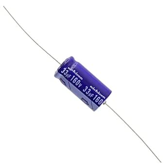 Nichicon VX Series Axial Electrolytic Capacitor, 33uf @ 160VDC: Amazon.com: Industrial & Scientific