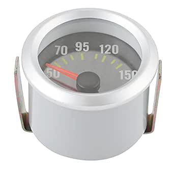 Amazon.co.jp: Oil Thermometer 1/8" NPT 52mm 50-150℃ 12V Water ...