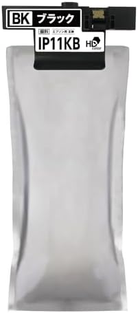 Amazon.co.jp: 【インクのチップス】エプソン(EPSON)用 IP11Bシリーズ IP11KB ブラック 単品 大容量版(Lサイズ) 互換インクパック 顔料インク 残量検知対応 ...
