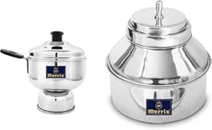 Amazon.com: Puttu Maker Home's and Kitchen Puttu Cooker + Chiratta ...