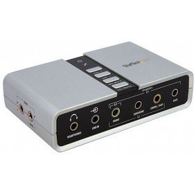 StarTech ICUSBAUDIO7D 7.1 USB Audio Adapter External Sound Card Retail ...