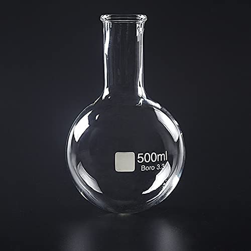 Cometek Laboratory Boiling Flask, 500ml - Borosilicate Glass - Round ...