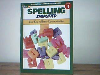 Spelling Simplified Grade 1: Essential Learning Products: 9781571106056 ...
