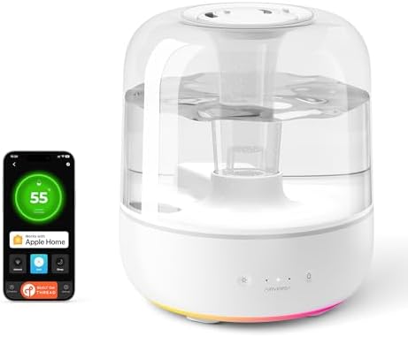 Amazon.com: Smartmi Evaporative Humidifier Rainforest, 3L Cool No Mist ...