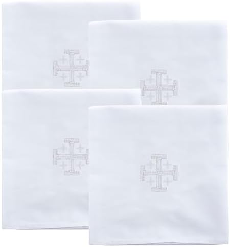 Amazon.com: TALPGOD 4 Pack Altar Supplies Linen Corporal for Churches ...