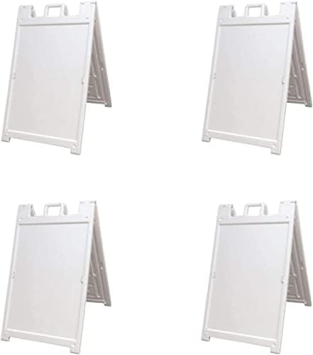 Amazon.com: White 2-Pack of Plasticade Signicade Deluxe A-Frame ...