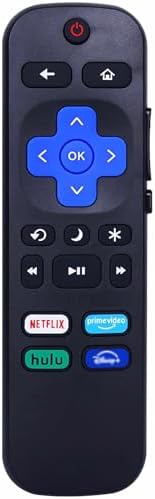 Amazon.com: Leankle Universal Remote Controller for All Roku Smart TVs ...