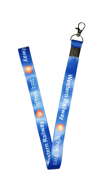 Us Creations Indian Western Railway Lanyards/Ribbons for ID Card with ...