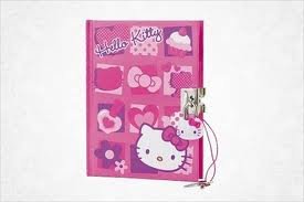 Buy Hello Kitty Mosaic Locking Diary Online at Low Prices in India ...
