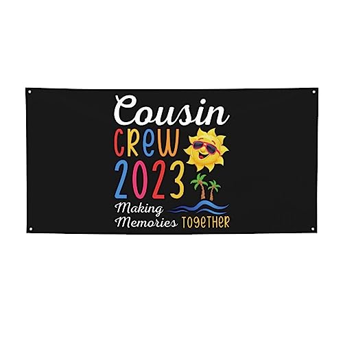 Cousin Crew 2023 Summer Vacation Family Trip Party Banner 24 * - Want ...