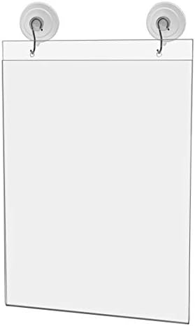 Amazon.com : Marketing Holders 2 Pack Window Mount Sign Holder for 8.5 ...