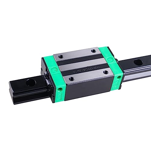 Snapklik.com : CNCYEAH Linear Guide Rail 2PCS HGR20 500mm Black Linear ...