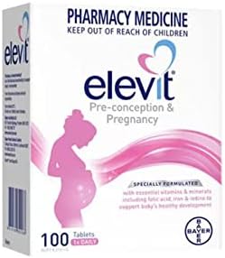 Amazon.com: Elevit TAB with Iodine 100s Standard Shipping : Health ...