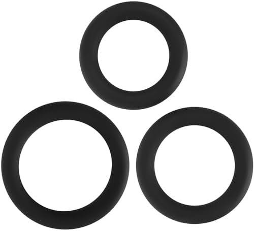 Amazon.com: Adam & Eve Silicone Penis Ring Set – 3 Stretchy Rings in ...