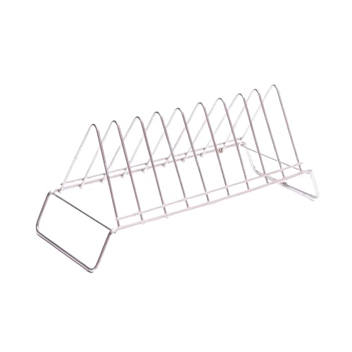 Stainless Steel Dish/Lid/Plate Rack Stand/Holder/Organizer for Kitchen ...