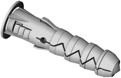 SS8® M8 x 40mm (Pack of 40) Heavy Duty Rawlplug Wall Plugs with Flange ...