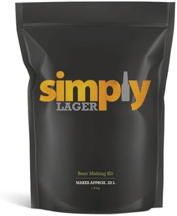 Simply Lager Home Brewing kit - Makes 40 Pints of Craft Beer : Amazon ...