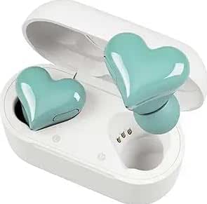 Amazon.com: Generic Earbuds Wireless Heart Shape, Wireless Bluetooth ...