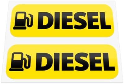 HastingsDesigner 2x Diesel Fuel Reminder Stickers - Durable ...