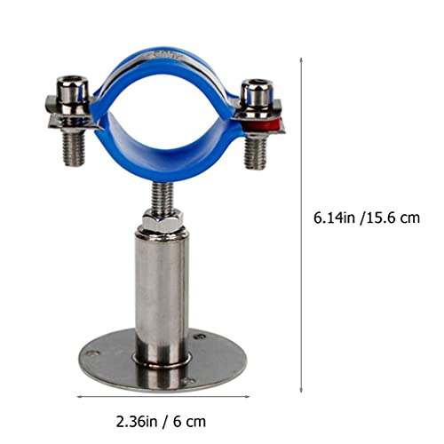 Stainless Steel Wall Mount Ceiling Mount Pipe Supports Adjustable Pipe ...