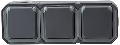 Legrand – Triple socket with waterproof earth pre-wired with Plexo 16A ...