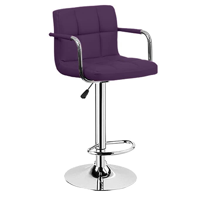 Chairwale® Melbourne Swivel High Counter Bar Stool with Armrest ...