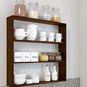 EVO Wood Craft Wooden Kitchen Shelf Racks Wall Shelf Rack For Kitchen ...