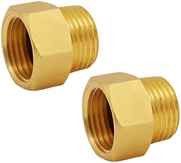 Amazon.com: XLHippo G 1/2 BSP Male to US 1/2 NPT Female Thread ...