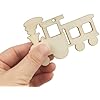 Amazon.com: 30 Pack 4 Inch Unfinished Wood Train Cutouts Crafts Wooden ...