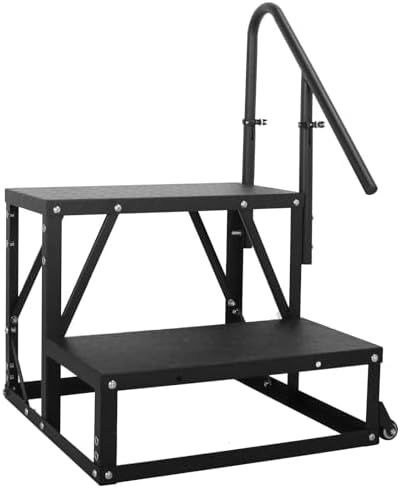 Amazon.com: Sidasu 2 Step RV Stairs Steps,RV Steps with Handrail ...