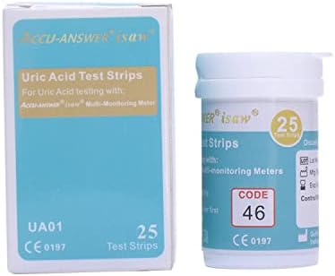 Accu-Answer isaw Blood Uric Acid Test Strips (25pcs) – BigaMart