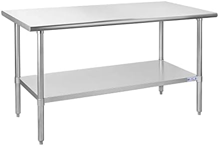 Amazon.com: GRIDMANN Stainless Steel Commercial Work Table with Wire ...