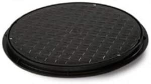 Polypipe UG511 - Manhole 450mm Round PVC Inspection Cover & Frame ...