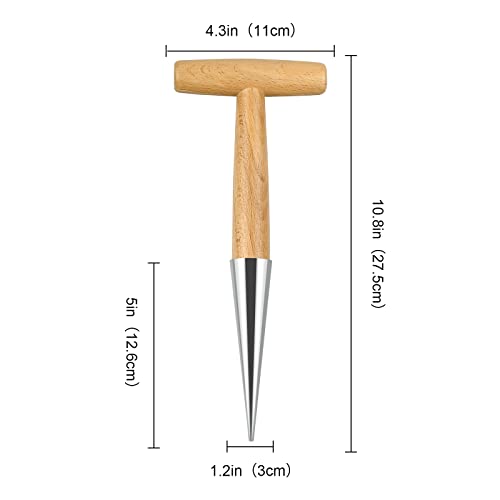 Milifox Bulb PlanterTool, Planter Planting with Light Weight Wooden and ...