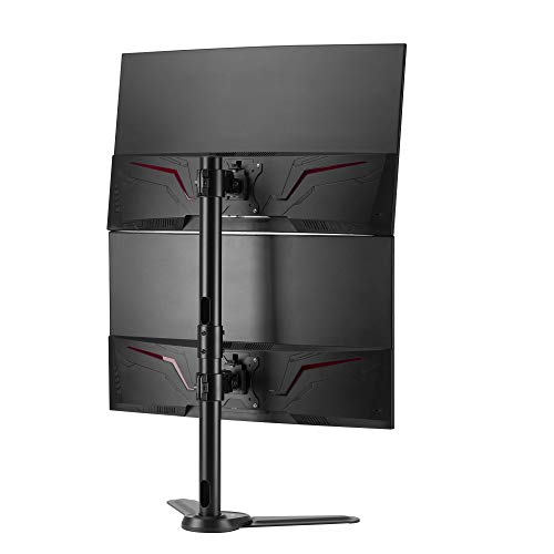 SIIG Freestanding Vertical Dual Monitor Steel Nepal | Ubuy
